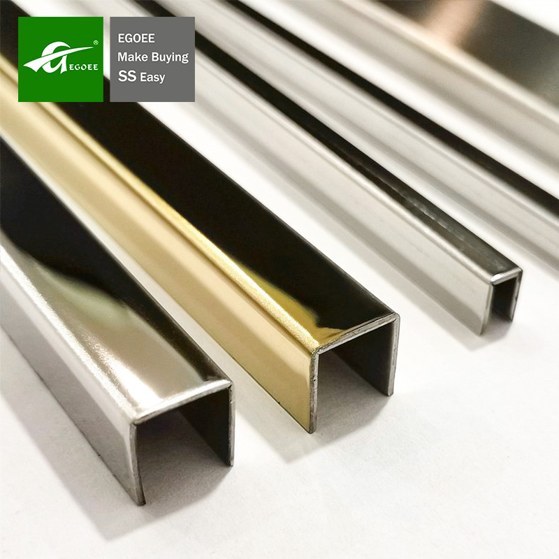 Stainless Steel U Shape Tile Trim Profile Edge Corner Decorative from ...